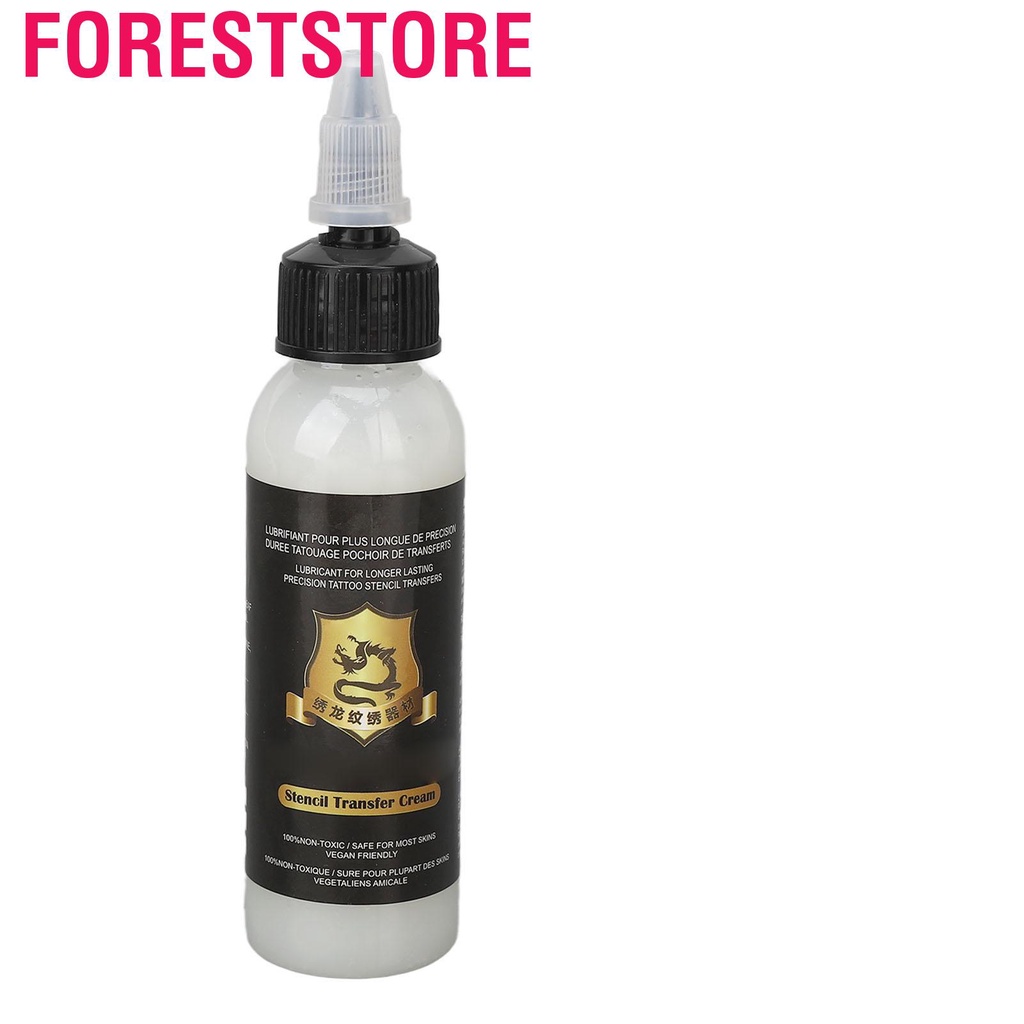 Foreststore Tattoo Transfer Cream Professional Salon Stencil Gel Solution Supplies 60ml ...