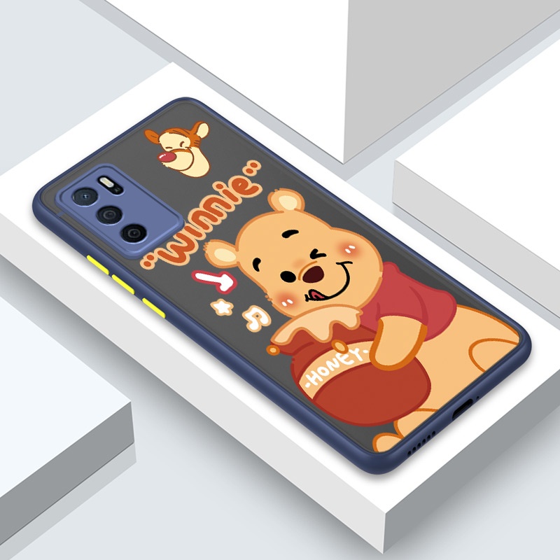 เคสโทรศัพท์มือถือ ลายการ์ตูนหมีพูห์น่ารัก สําหรับ OPPO A16 For Soft ...