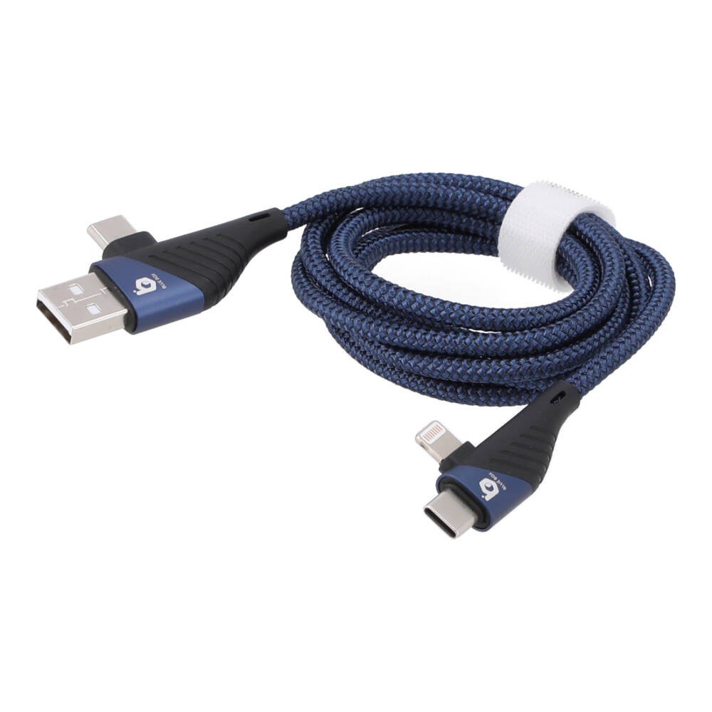 Blue Box Multifunctional 4 in 1 Fast Charge Data Sync Cable ...