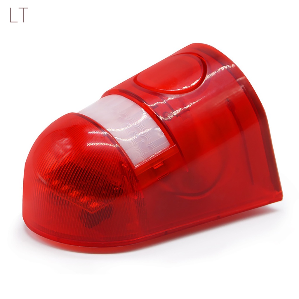 Solar Alarm Lamp 110db Warning Sound 6 LED Red Light IP65 Waterproof ...