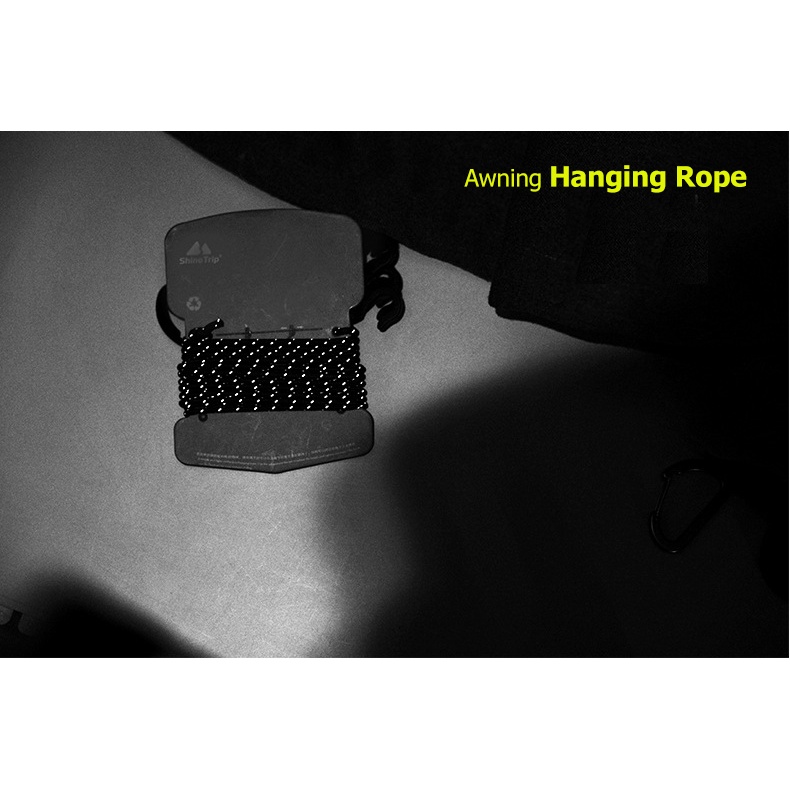 ShineTrip Hanging Rope เชือกแขวนของอุปกรณ์แคมป์ปิ้ง ขนาดเชือก 4มม. 4.3 ...