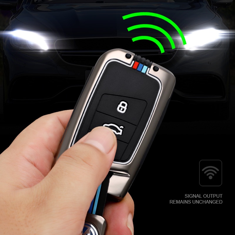 Zinc Alloy Car Key Remote Cover Case For Volkswagen VW Tiguan MK2 Jetta ...