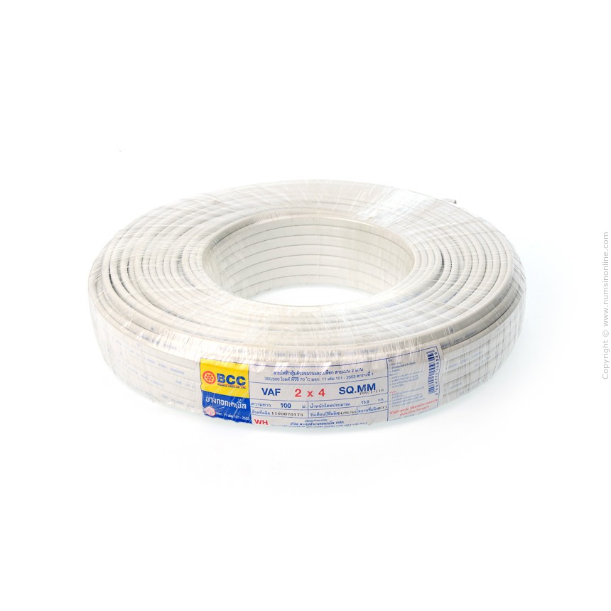 สาย VAF 2x4 มม. BCC (100 ม.) | Shopee Thailand
