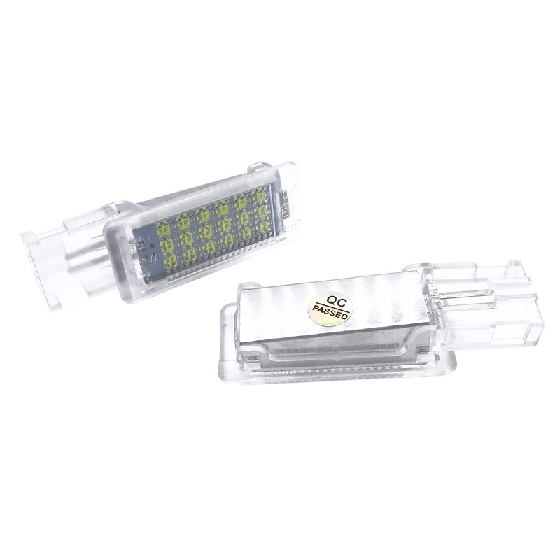 2 Pcs LED Footwell Light Boot กล่องถุงมือโคมไฟรถอุปกรณ์เสริมสำหรับ VW ...