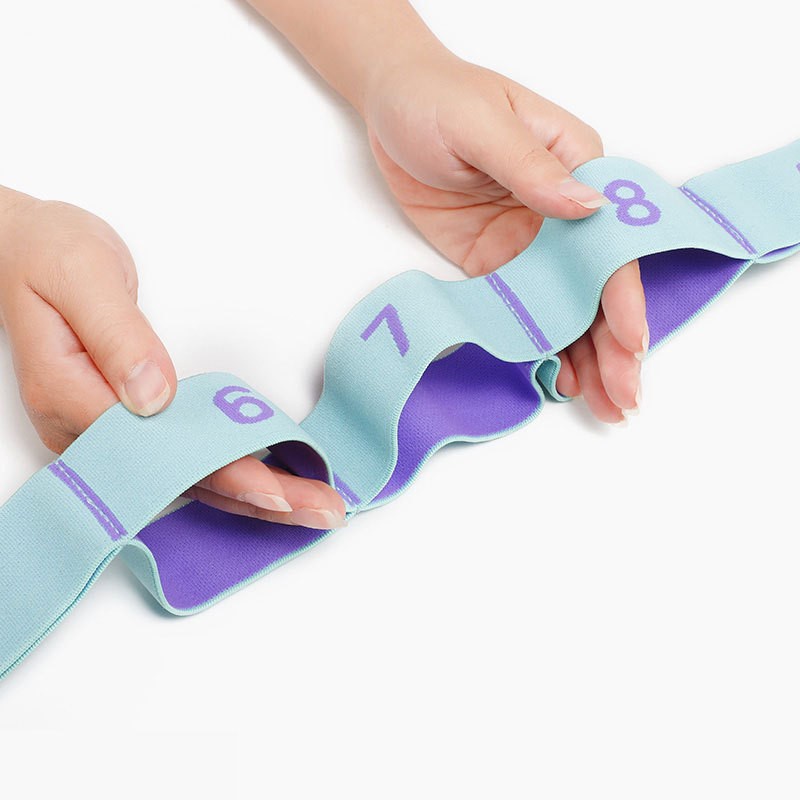 11 Loops Yoga Resistance Band Stretch Elastic Fitness Exercise Pull Up ...
