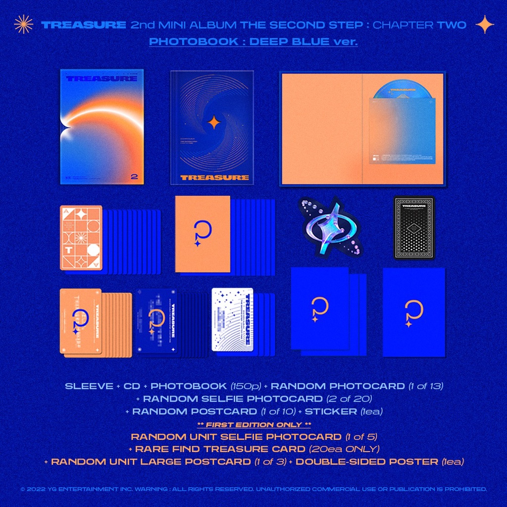 TREASURE - 2nd MINI ALBUM THE SECOND STEP CHAPTER TWO PHOTOBOOK ver ...