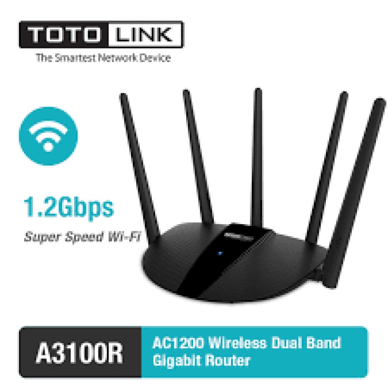 Access Point TOTOLINK รุ่น A3100R AC1200 Wreless Dual Band Gigabit ...