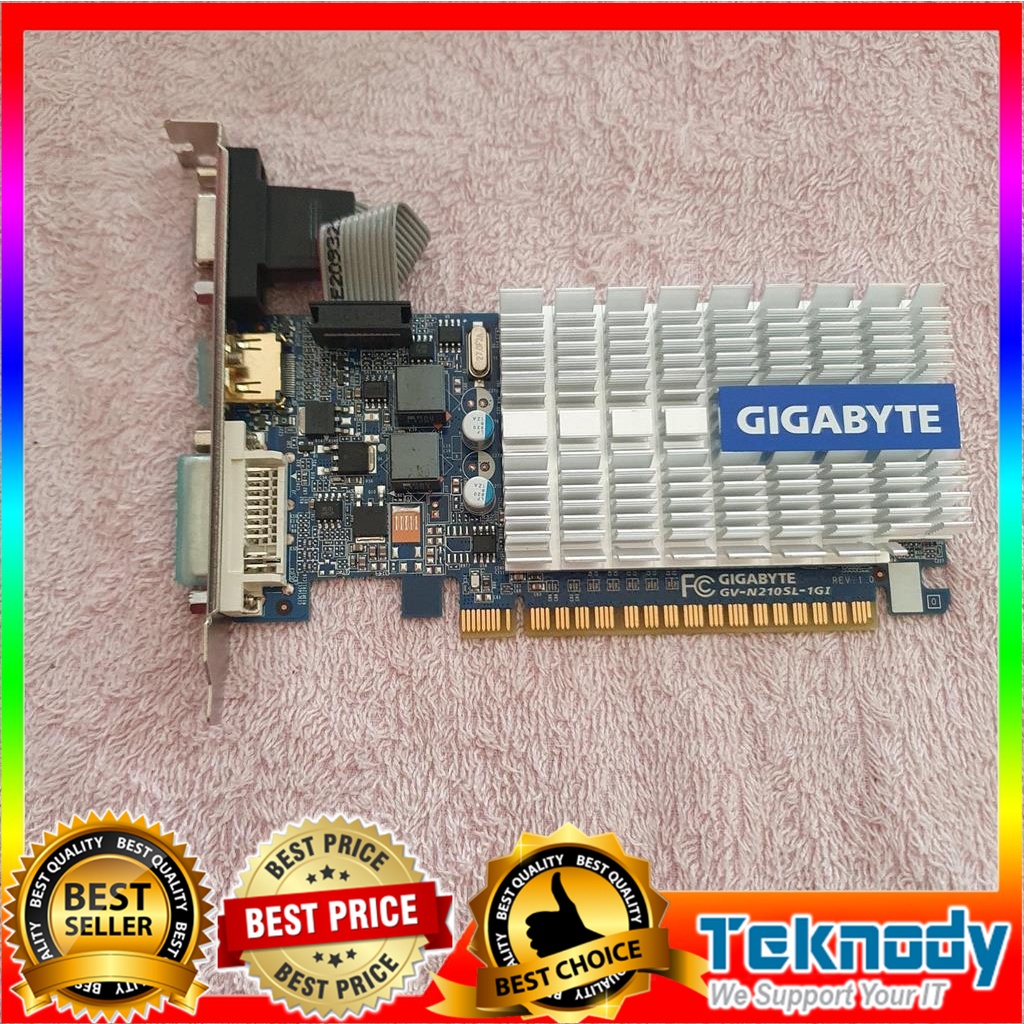 Gigabyte GeForce 210 1GB GDDR3 64 บิต T1 - teknody.th - ThaiPick