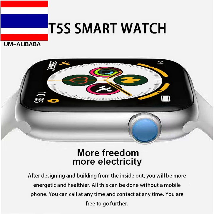 T5S นาฬิกาข้อมืออัจฉริยะบลูทูธ 5 Pro หน้าจอสัมผัส - thaustin.th - ThaiPick