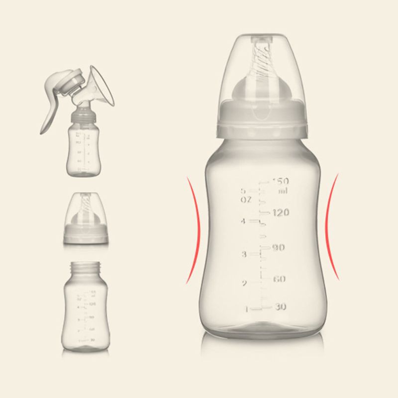 Mother Care Manual Breast Pump Powerful Sucker Milk Extractor 150ml ...