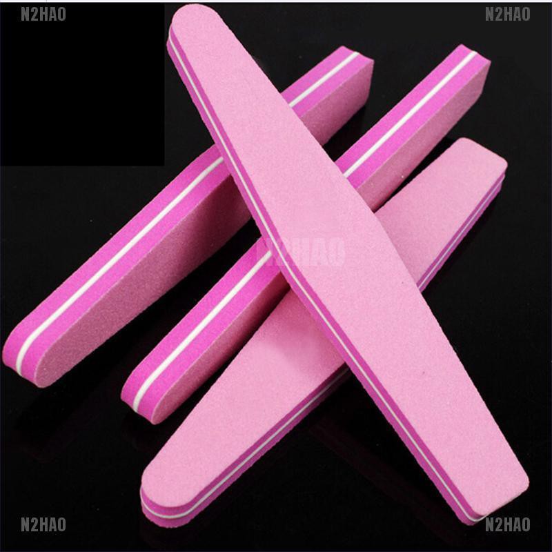 N2HAO Nail File Buffer Nail Art Tips Buffing File Sponge Manicure ...