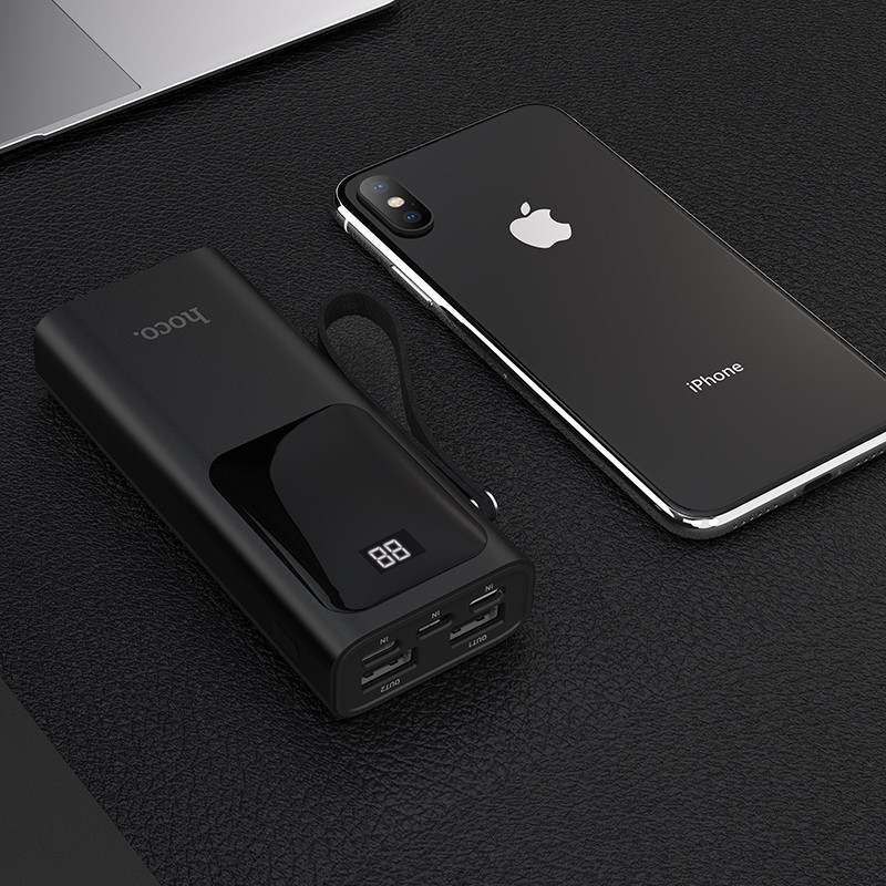 HOCO Power Bank 10000mAh Mini USB LED display External Battery Portable ...