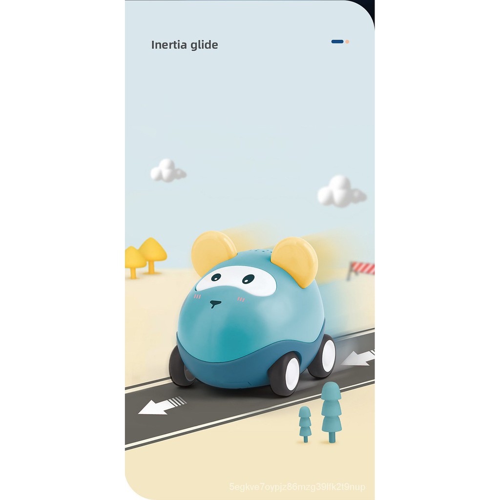 Baby Educationl Cartoon Inertial City Car Toys for Kids Taxi Toy Fall ...