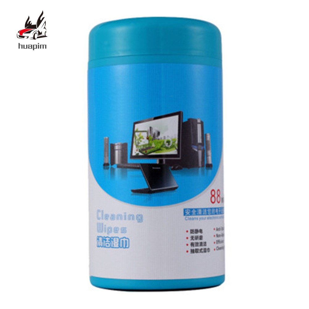 HP 88Pcs/Box Cleaning Wet Wipes Soft Laptop Monitor LCD Phone Screen ...