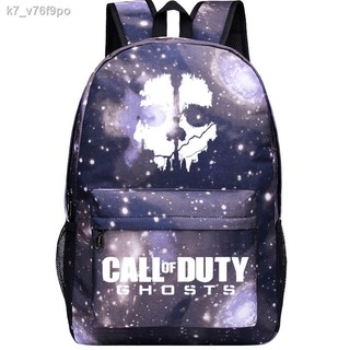 backpackกระเป๋าเป้☽Luminous Reflective Call of Duty School Bag Game ...