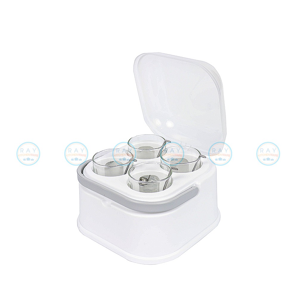 MICRONWARE ชุดเครื่องปรุง 4 ช่อง Seasoning SET 5069 Super lock พวงเครื่องปรุง ที่ใส่น้ำส้ม พวง ...