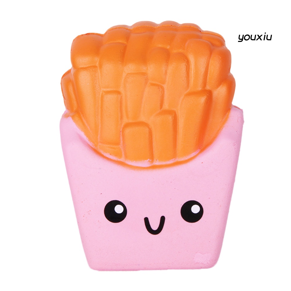 YX-T Scented French Fries Squishy Slow Rising Stress Reliever Kids ...