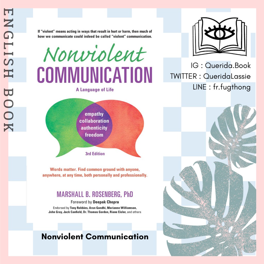 Querida หนังสือภาษาอังกฤษ Nonviolent Communication A Language of Life ...