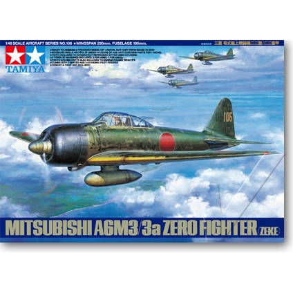 เครื่องบินของเล่น Tamiya รุ่น 61108 148 Mitsubishi Zero Fighter Type ...