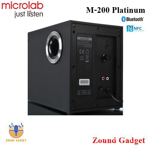Microlab รุ่น M200 Platinum 2.1 ชาแนล ลำโพงบลูทูธคุณภาพ X-Bass System ...