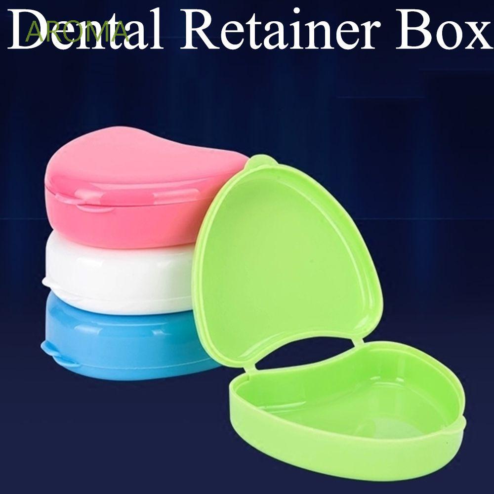 [LHGC] dental orthodontic retainer denture storage case box mouthguard ...