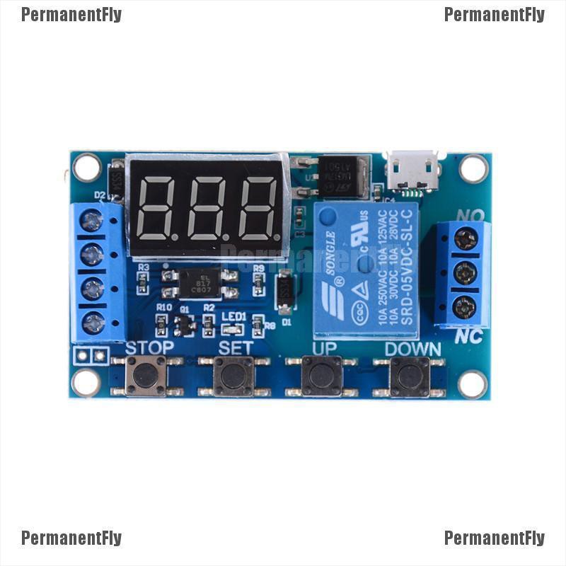 ADA 6v-30v Relay Module Switch Trigger Time Delay Circuit Timer Cycle Adjustab - feeling3.th ...
