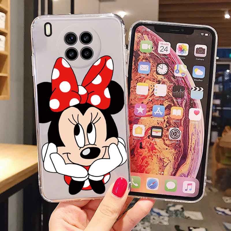 Mickey Mouse Minnie Case For Honor 50 Lite Cute Girls Silicone Soft Tpu ...