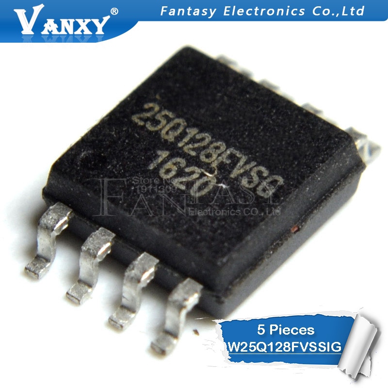 5PCS W25Q128FVSG SOP8 25Q128FVSG SOP 25Q128 W25Q128FVSSIG W25Q128 SMD new and original IC ...