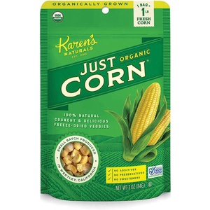 GyRJ Karens Naturals - Organic Just Corn (84g) freeze dried snacks ...