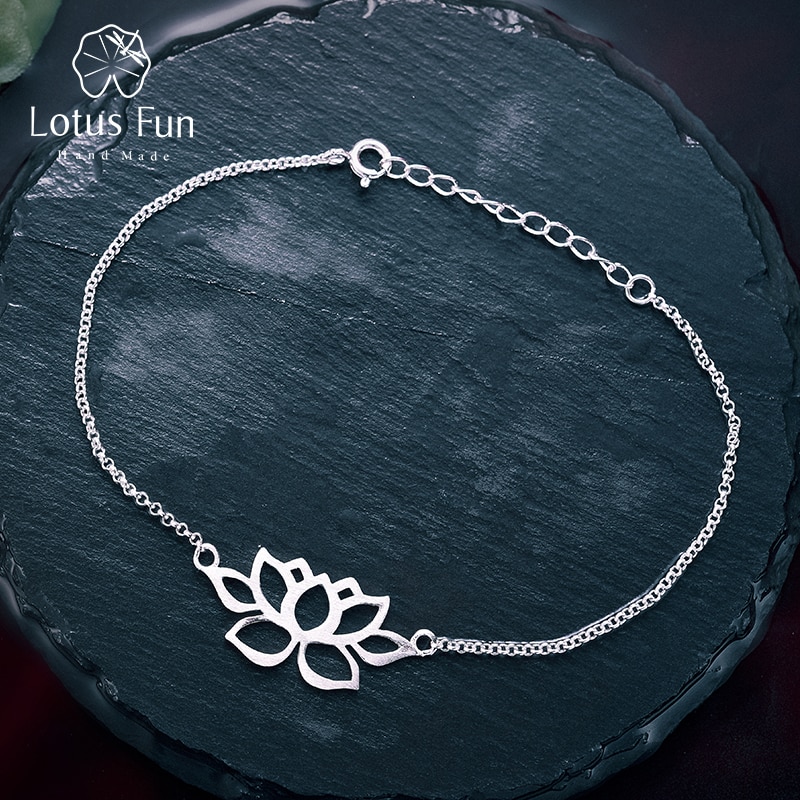 Lotus Fun Real 925 Sterling Silver Handmade Designer Fine Jewelry ...