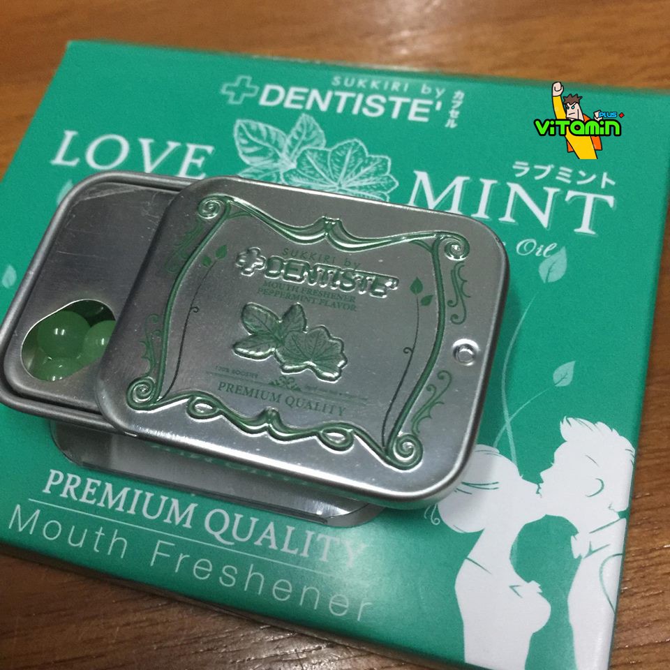 Dentiste Sukkiri Love Mint ลมหายใจหอมสดชื่น 20 เม็ด | Shopee Thailand