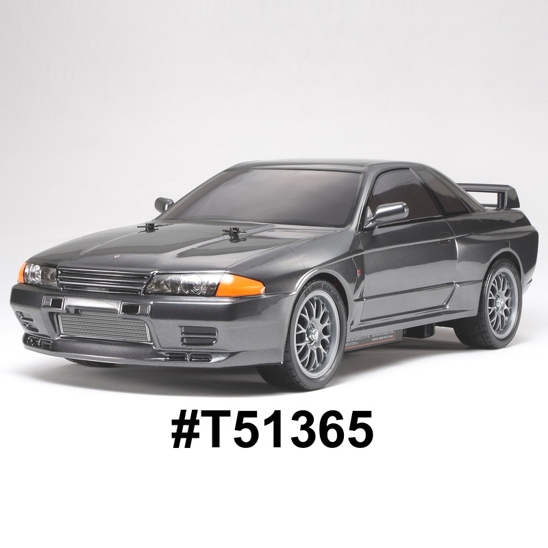 TAMIYA 51365 บอดี้ NISSAN SKYLINE GT-R (R32) ยังไม่ได้ตัดเจาะและทำสี (มีโคมสำหรับใส่หลอด LED ให้ ...