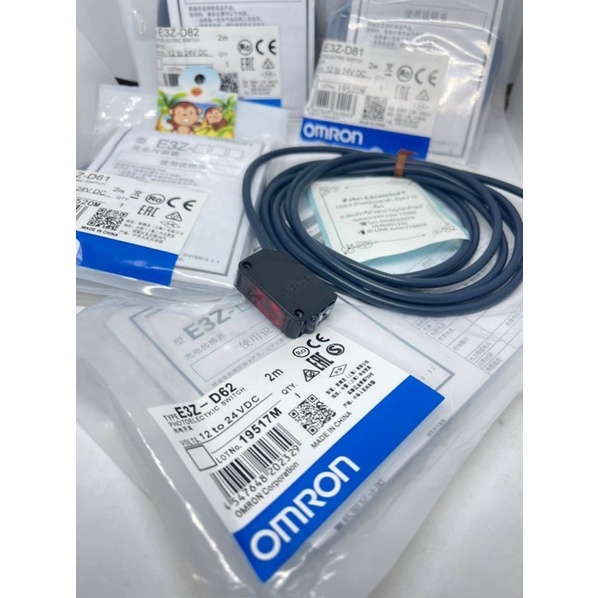 Omron Photoelectric Sensor E3Z-D61 , E3Z-D62 E3Z-D81. E3Z-D82 ของแท้ พร้อมส่งที่ไทย | Shopee ...