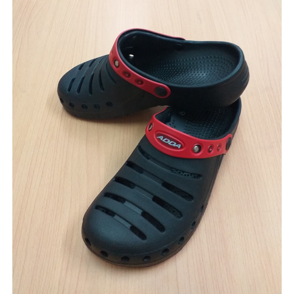 ADDA รองเท้าแตะสวมหัวโต รุ่น 5302 สีดำเทา สีดำแดง สีกรมเหลือง เบอร์ 7 ...
