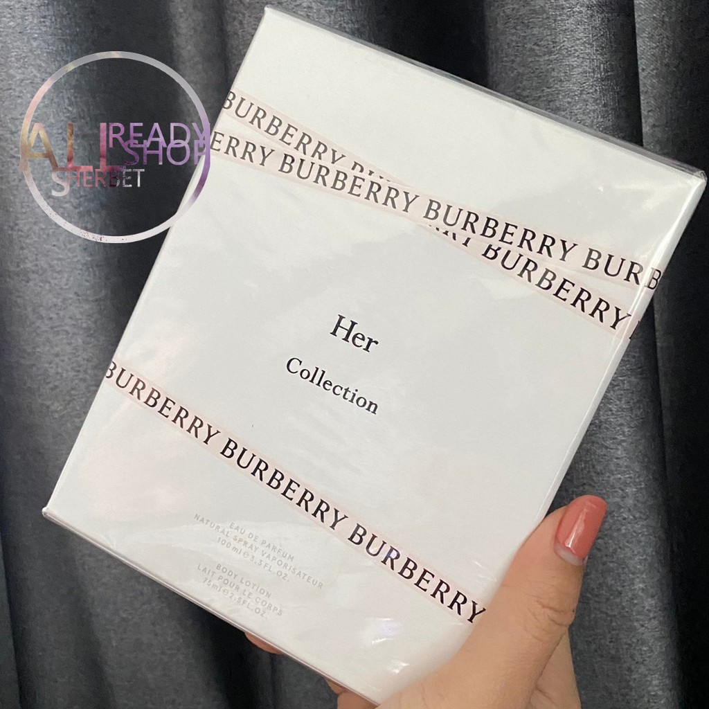 Burberry Her Collection SET BOX ( น้ำหอม EDP 100ml. + โลชั่น 75ml ...