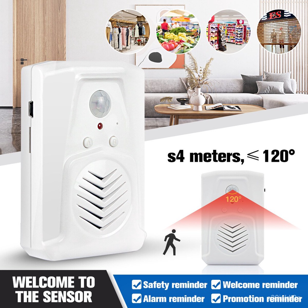 Waytronic เสียงลำโพงไร้สาย PIR Motion Sensor เปิดใช้งานผู้เล่นเสียง ...