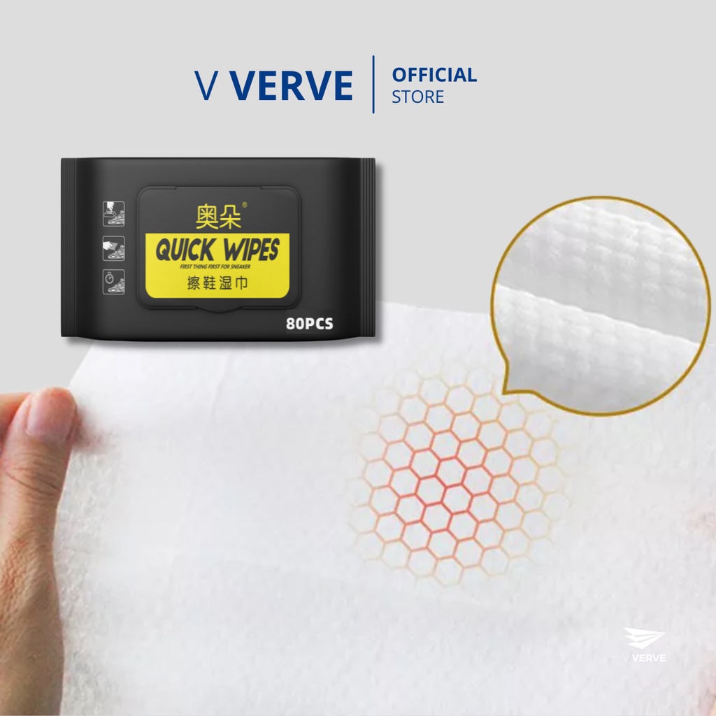 พร้อมส่ง ทิชชู่เปียกทำความสะอาดรองเท้า Quick wipe 80แผ่น ทิชชู่พกพา ให้รองเท้าคุณดูใหม่ตลอดเวลา ...