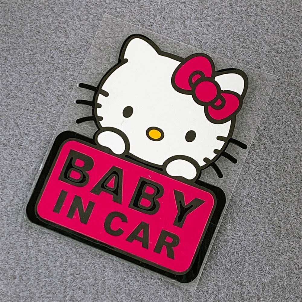 Hello Kitty Baby On Board Safety Sign Stickers (Set Of 2) Made In Japan ...