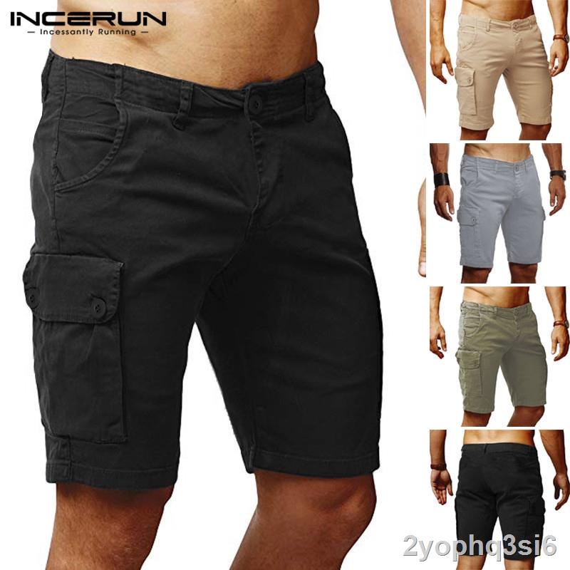 INCERUN Mens Chino Casual Shorts - 2yophq3si6 - ThaiPick