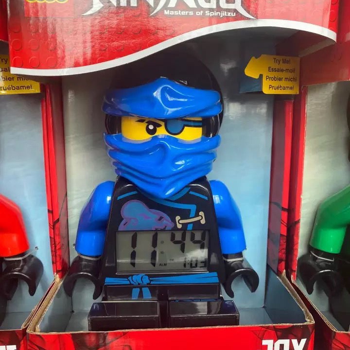 ผลิตภัณฑ์ใหม่ Lego clock building block alarm clock toy Marvel cartoon ...