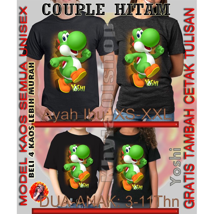 Yoshi Father And Daughter ชุดเสื้อครอบครัวสําหรับครอบครัว - yafi_kekey ...