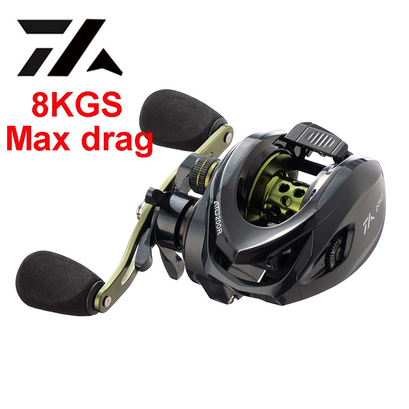 READY STOCK 8KG Max Drag Fishing Reel Casting Reel Ceramic Line Guide Baitcasting Reel Sealed ...