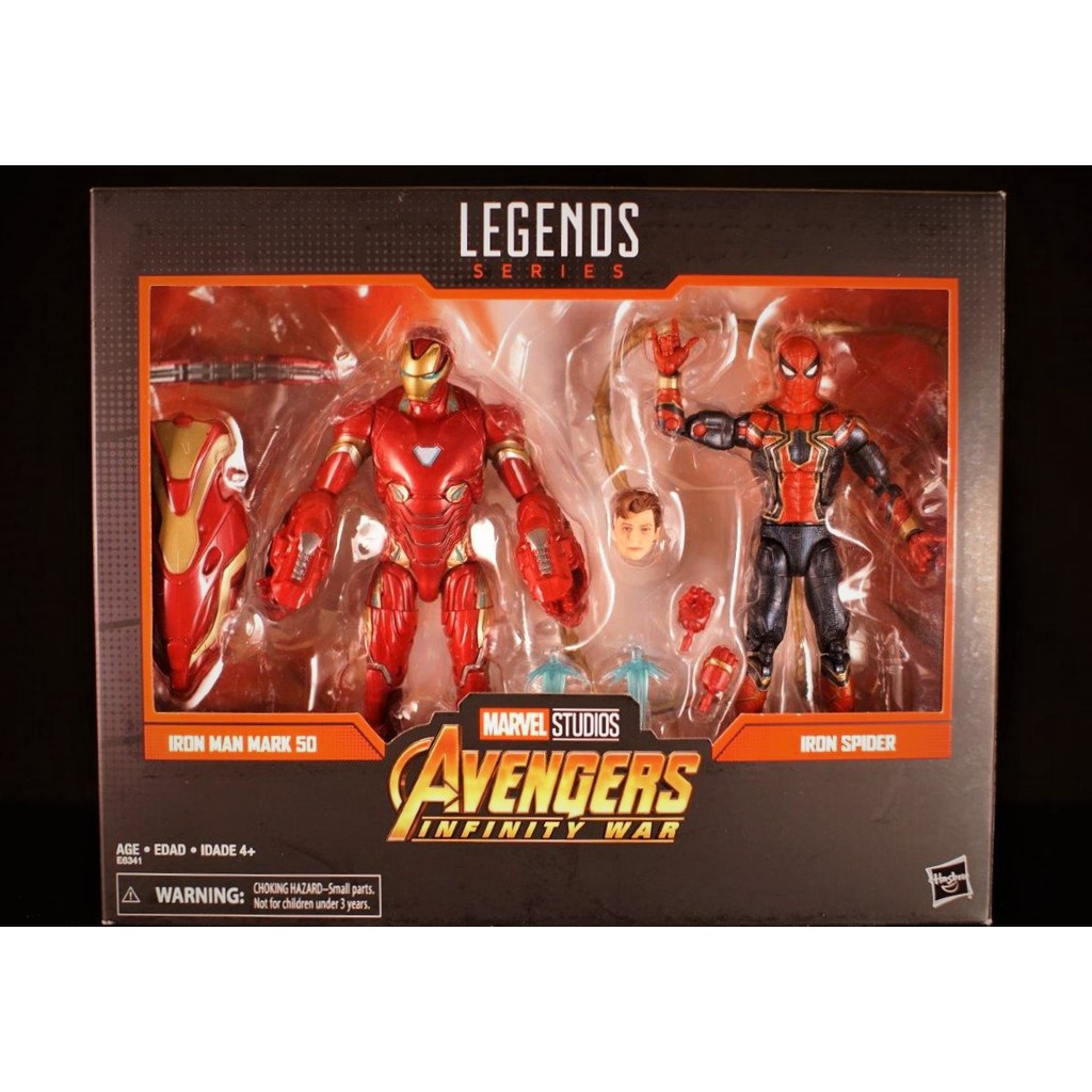 Marvel Legends 80th Anniversary Iron-Man Iron-Spider spider-man 2 pack ...