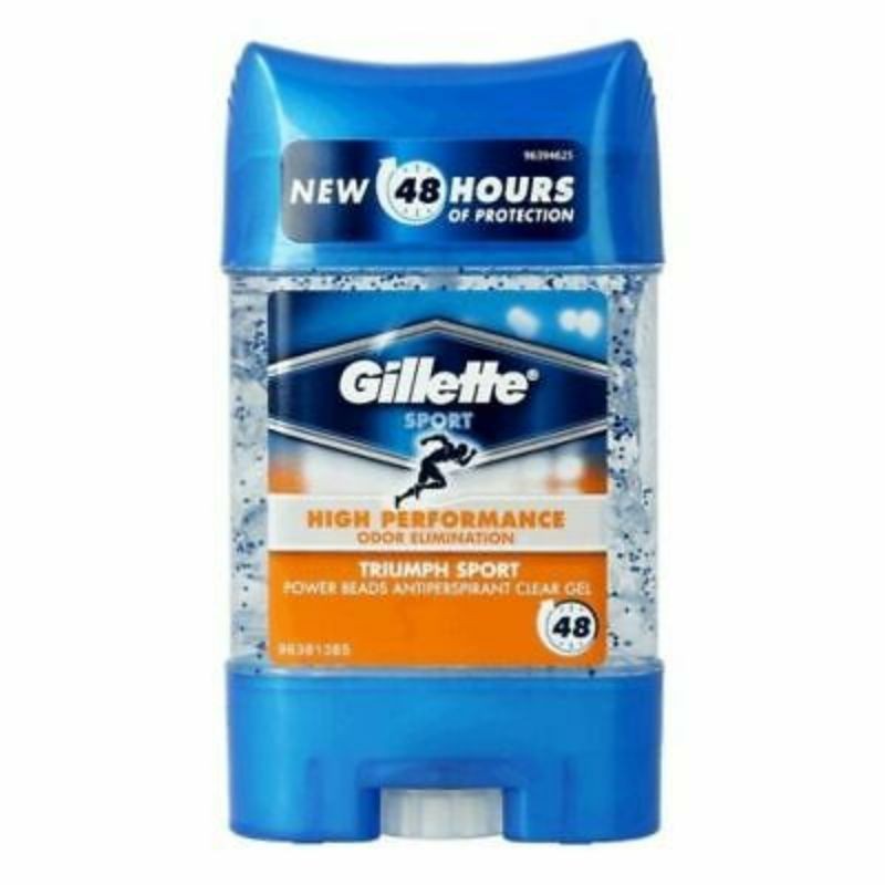 Gillette Sport Antiperspirant Clear Gel Sport Triumph For Men 75ml ...