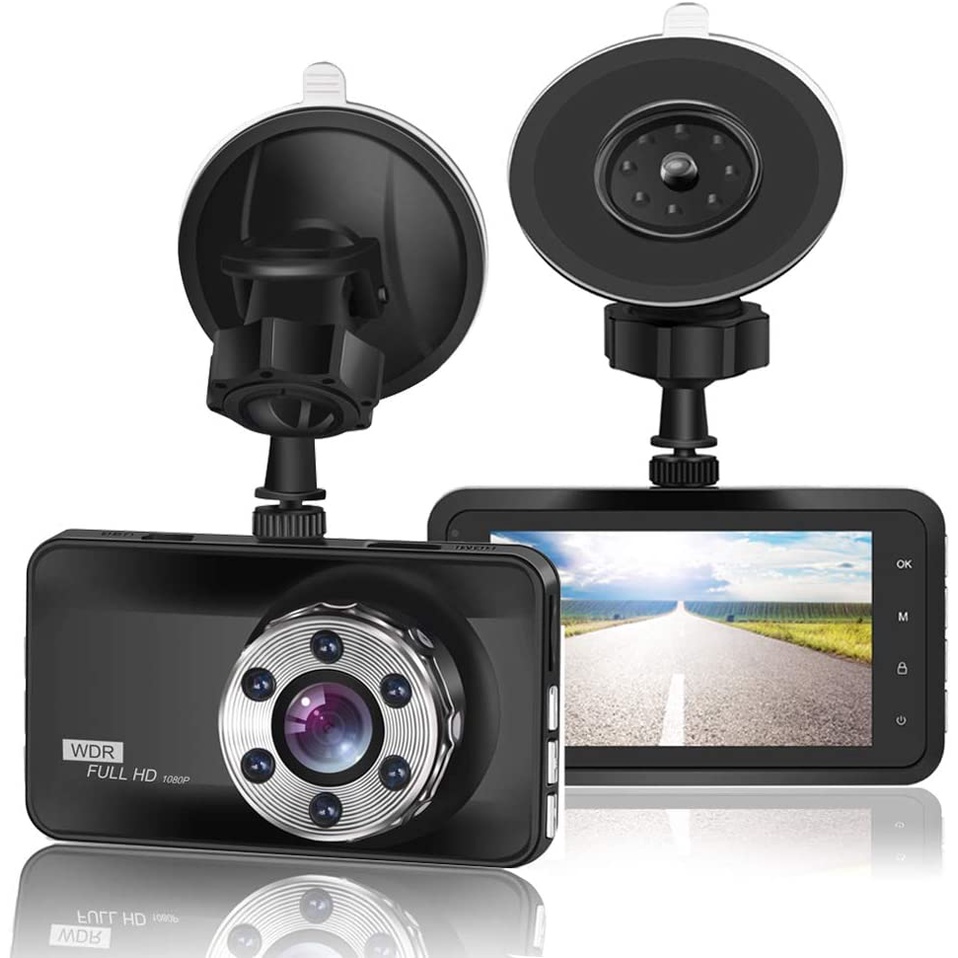 Dash cam 1080p Full HD car DVR Dashboard camera video recorder in car ...