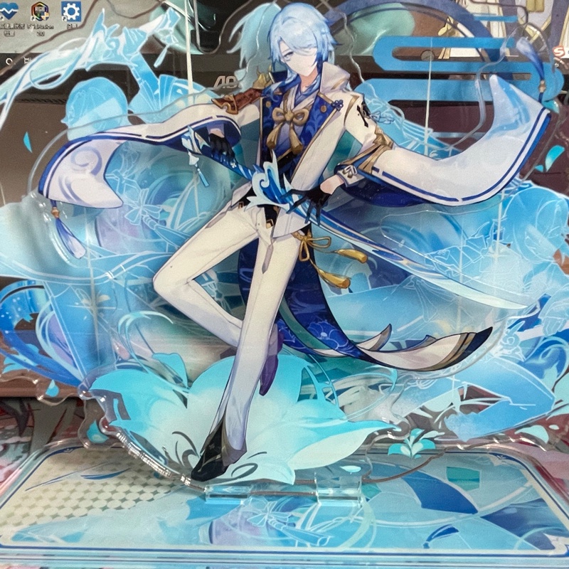 Genshin Impact Original 20cm Acrylic Figure Stand Kamisato Ayato ...
