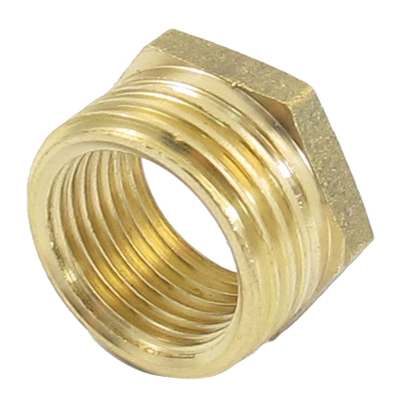 20mm Male to 16mm Female Brass Hex Reducing Bushing Adapter Pipe ...