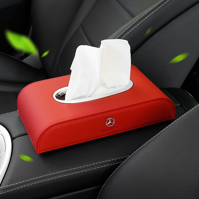 กล่องทิชชู่ในรถ♚มีสินค้าในสต๊อก♚ Mercedes-Benz tissue box high-end ...