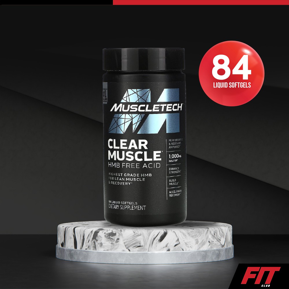 (ของแท้ พร้อมส่ง) Muscletech, Clear Muscle, HMB Free Acid, 84 Liquid ...