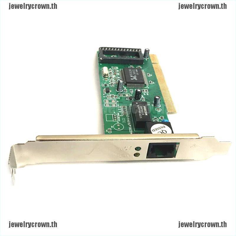 Pci Realtek Rtl 8139 D 10 / 100 M Rj 45 อะแดปเตอร์อินเทอร์เน็ต Lan Card ...